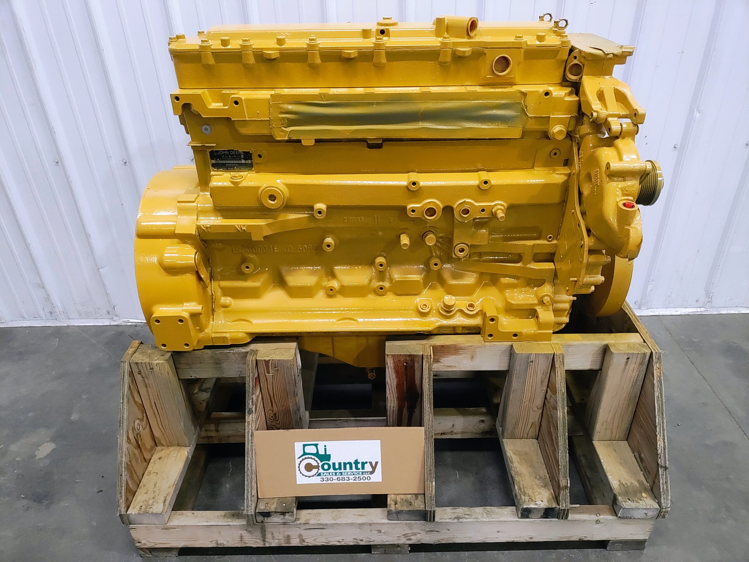 John Deere 6068HT080 Remanufactured Long Block Engine SE502640 to Fit ...
