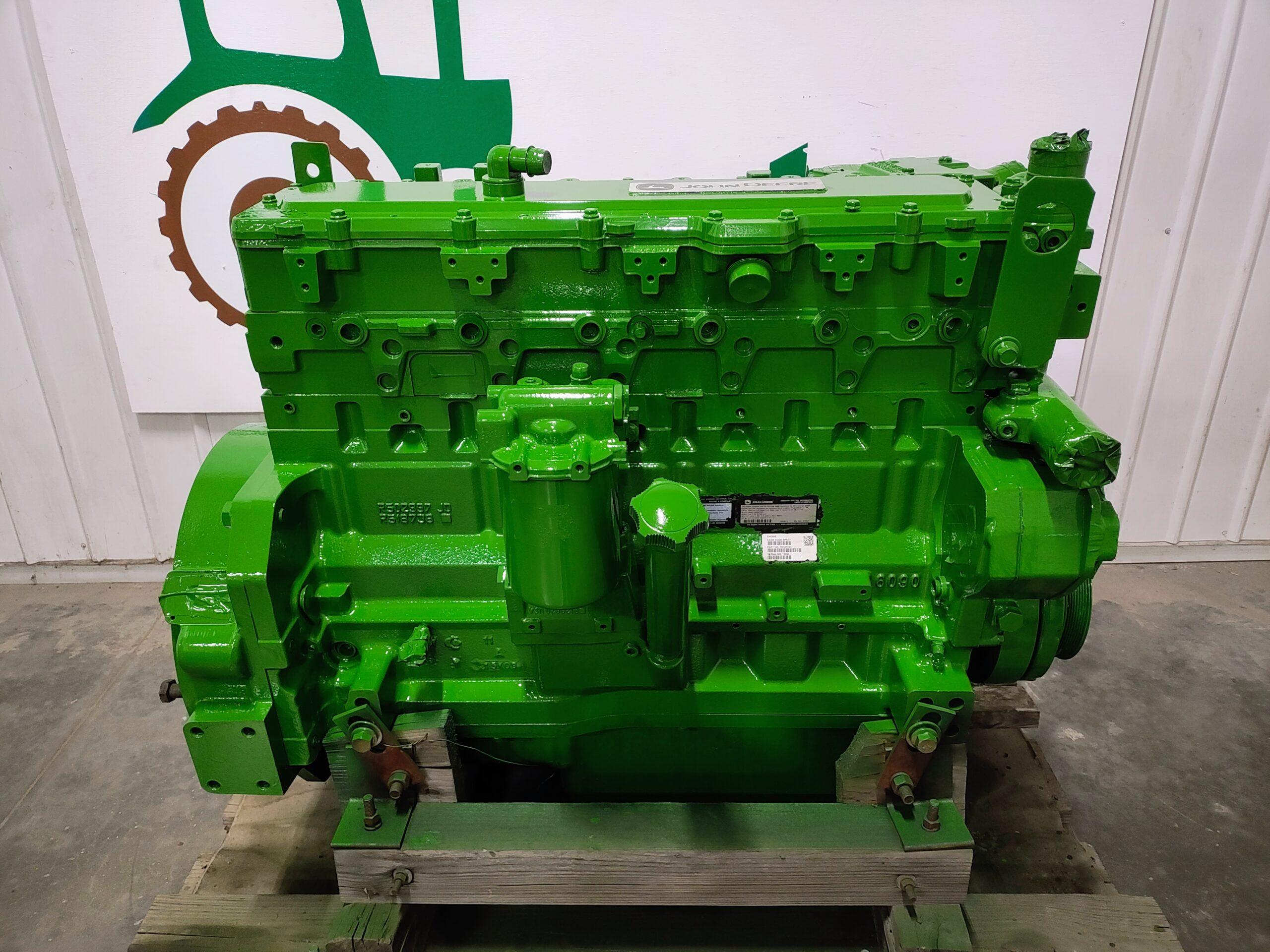 Remanufactured John Deere 6090HRW Long Block Engine SE501746 to Fit ...